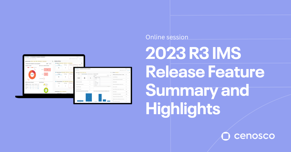 The last 2023 IMS Release Feature Summary and Highlights - Cenosco